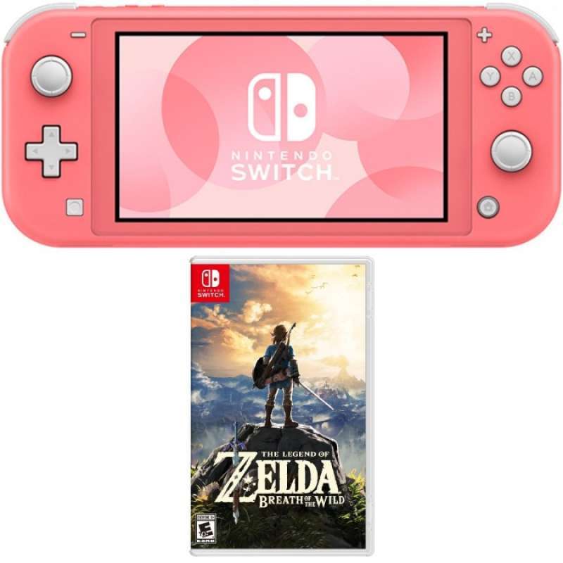Jual Nintendo Switch Lite Coral Zelda Breath of the Wild di Seller ...