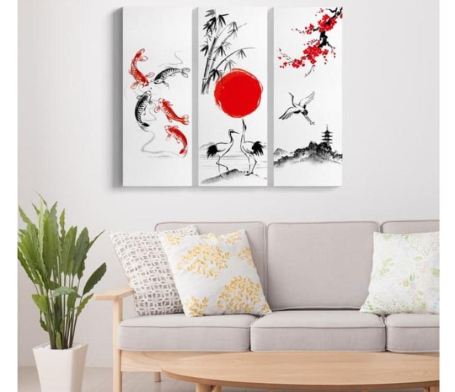 Jual Kayugraphy Lukisan Japan 1 Hiasan Dinding [27x70] di Seller ...