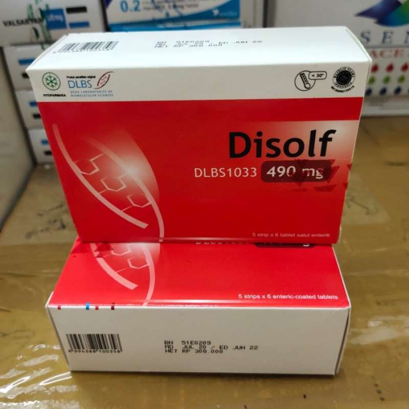 Promo Disolf 490mg Box 30 Tablet Diskon 23% Di Seller Masha - Kapuk ...