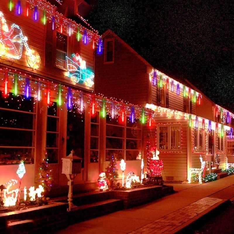 Jual LAMPU METEOR MINI 12CM LED RGB / LAMPU POHON NATAL / LAMPU HUJAN 1 ...