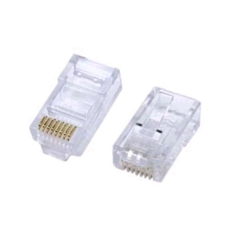 Jual Conector Rj45 Jack Konector Rj45 Kepala Label Utp Lan Rj45 Eceran ...