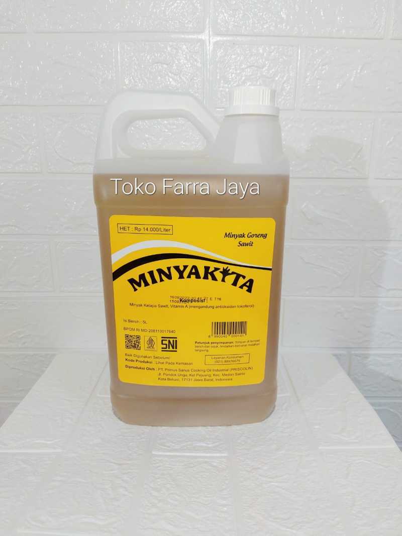 Jual Minyak Goreng Minyakita 5 Liter jerigen di Seller Farra Jaya ...