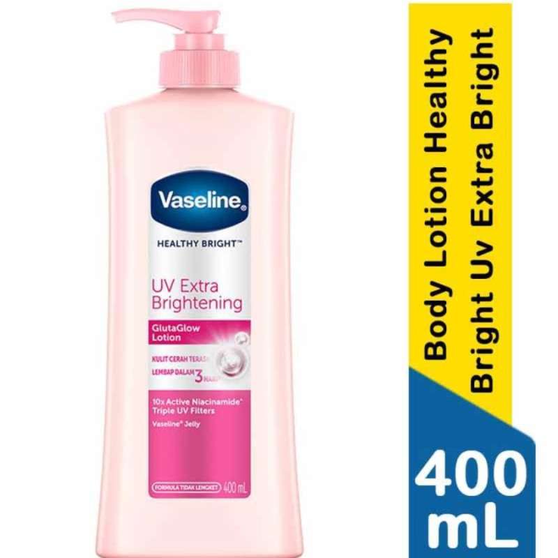 Jual Vaseline Body Lotion 400ml Healthy Bright UV Extra Bright di ...