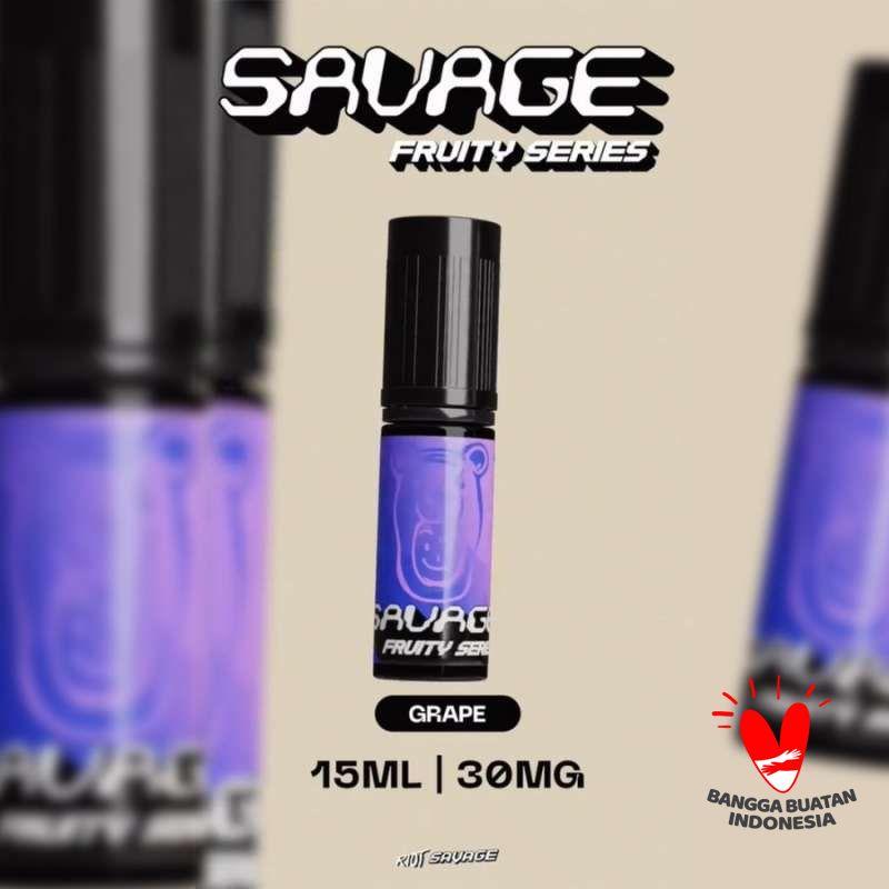 Jual Savage Grape Mint Fruity Series Salt Nic 15ml By Oura X Riot ...