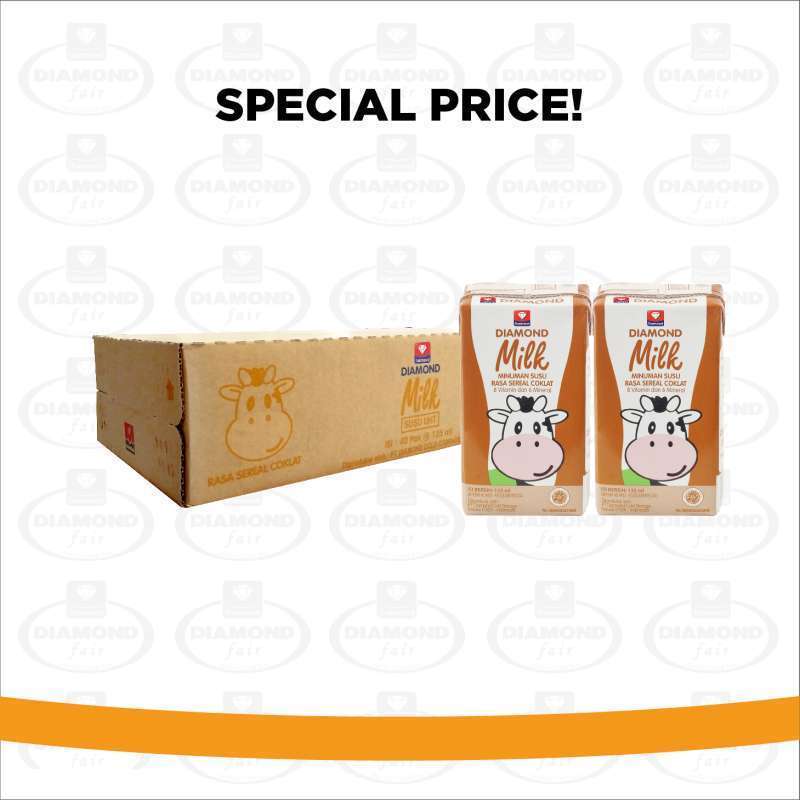 Jual DIAMOND UHT MILK CHOCOLATE CEREAL 125 ML - SPECIAL PRICE di Seller ...