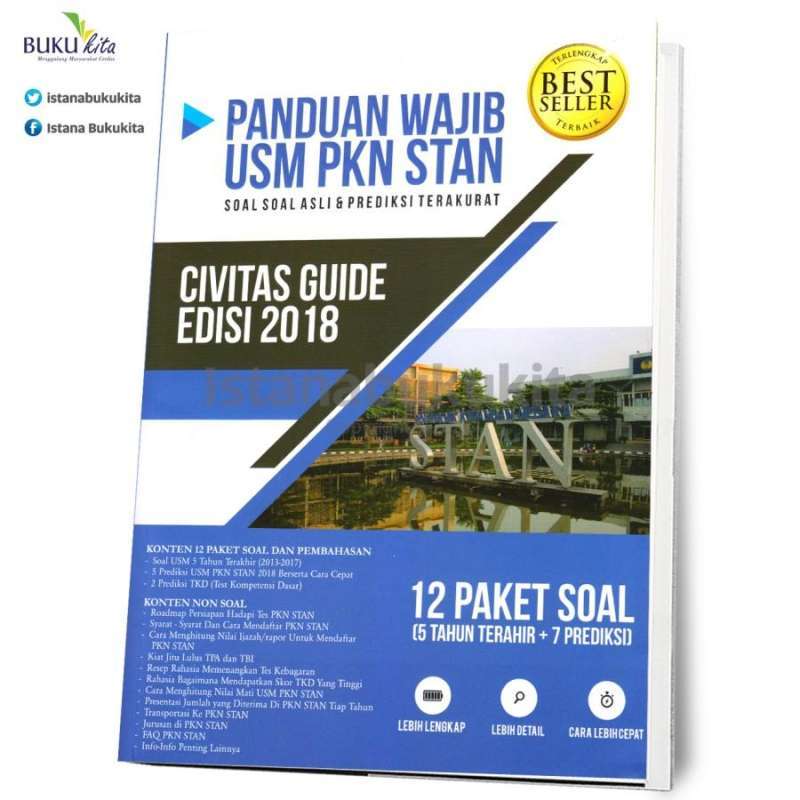 Jual Buku Kita - Panduan Wajib USM PKN STAN Civitas Guide Edisi 2018 di ...