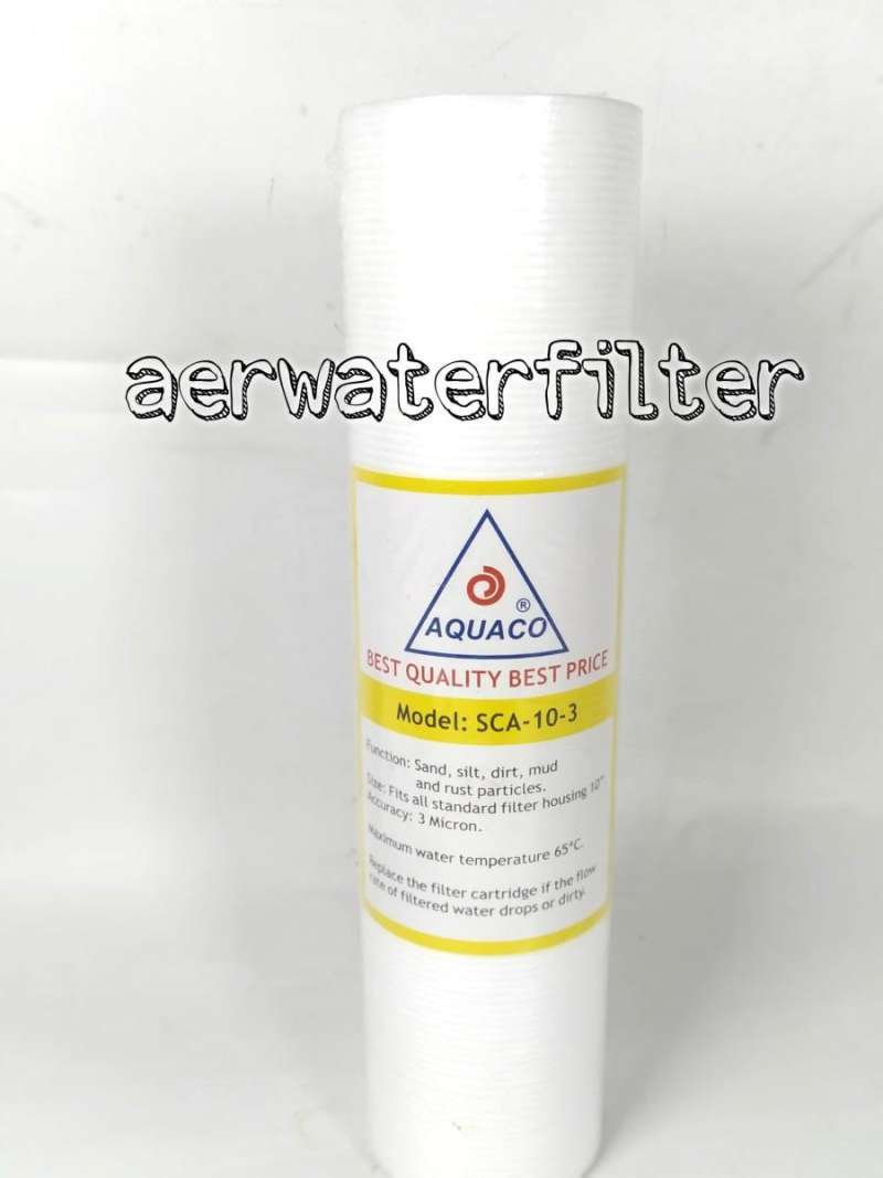 Jual Aquaco Filter 10 / Catridge Filter air 10 / Spun 10 03 micron di Seller AER WATER SHOP ...