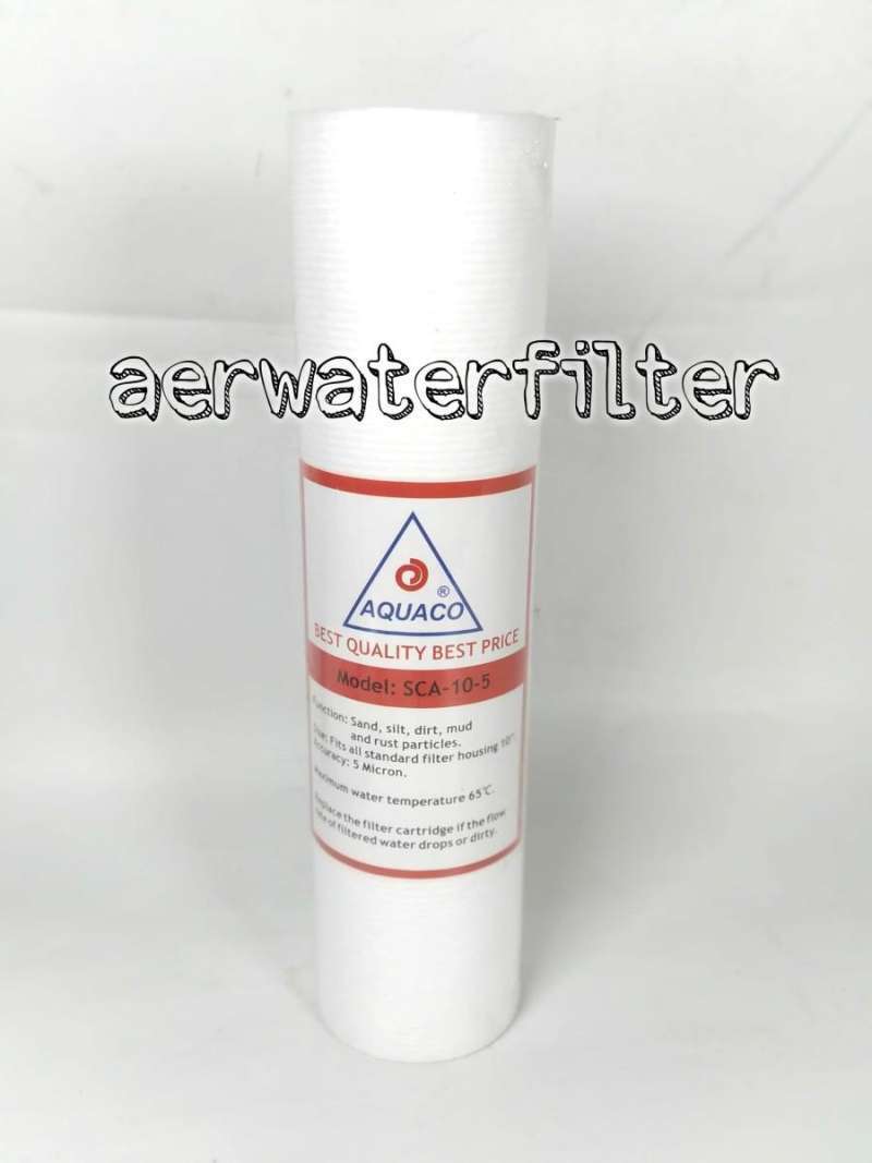 Jual Aquaco Filter 10 / Catridge Filter Air 10 / Spun 10 05 Micron Di Seller Aer Water Shop ...