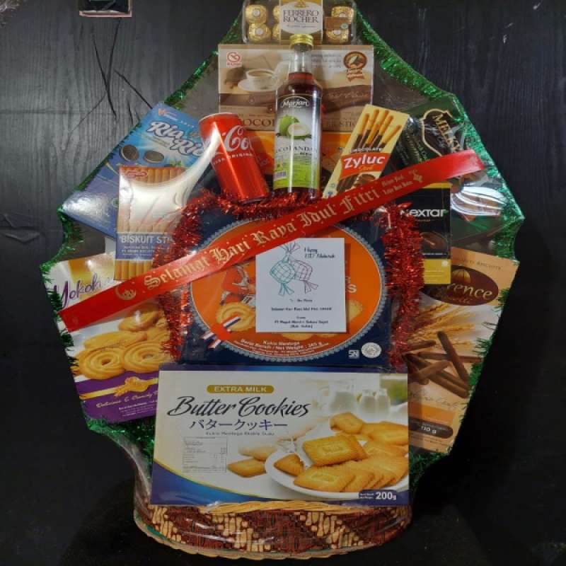 Promo Parcel Lebaran Coklat Ferrero Rocher Gratis Kartu Ucapan Print ...