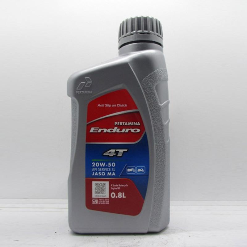 Promo Pertamina Enduro 4T SAE 20W-50 Oli Motor [800 mL] Diskon 7% di ...