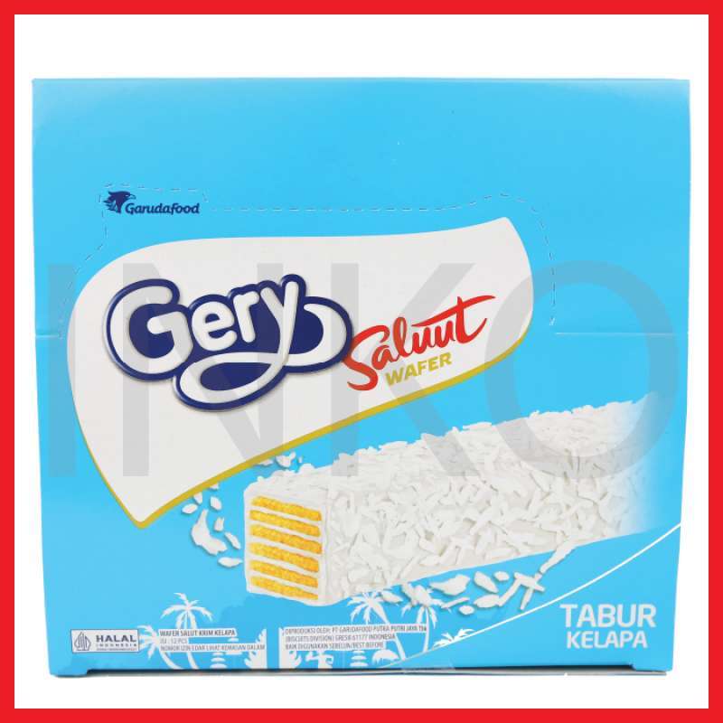 Jual GERY SALUUT WAFER TABUR KELAPA BOX 12PCS di Seller inko - Kab. Tangerang, Banten | Blibli