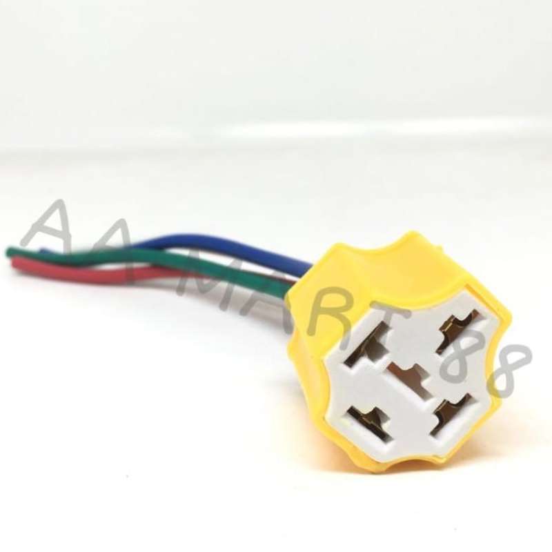 Jual Socket Keramik Relay Car 4 Kaki + Kabel Di Seller Aa Mart 88 - Aa ...