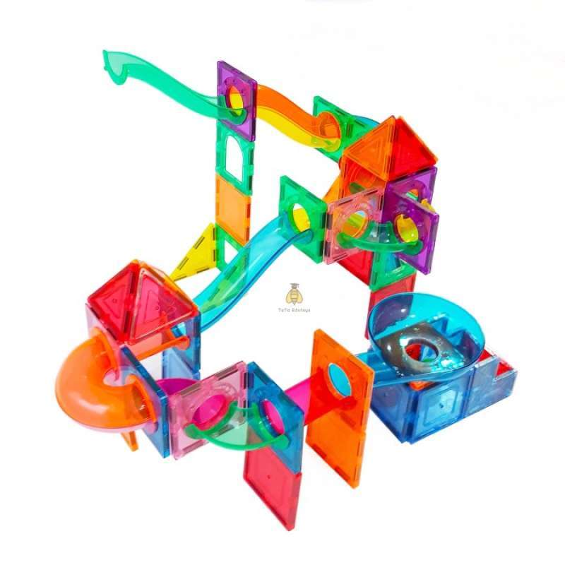 Jual Magnetic Tiles Marble Run 74 Pcs Starter Pack | Tata Edutoys di ...