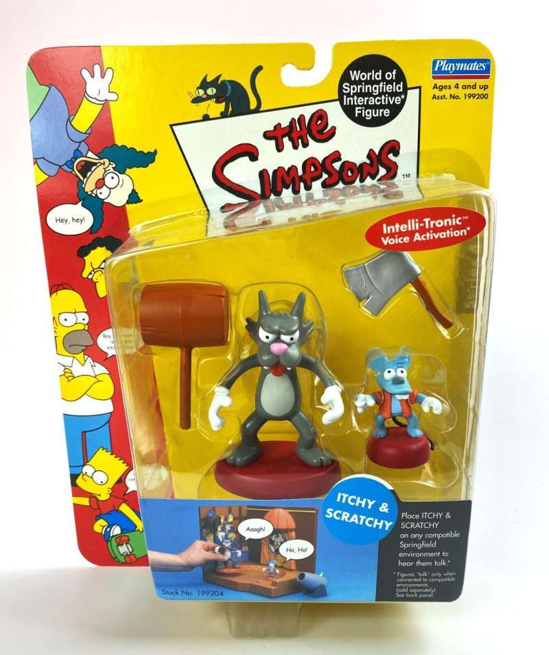 Jual [Playmates] The Simpsons - Itchy & Scratchy di Seller Toybox id ...