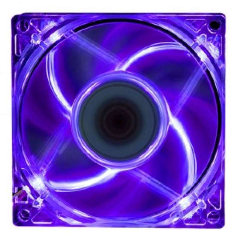 Jual Xigmatek CLFF8255/CLF F8255 Purple LED Crystal Fan Case 80mm/8cm ...