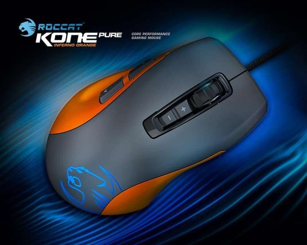 Jual ROCCAT KONE Pure Core Gaming Mouse Inferno Orange 8200 DPI OEM BOX ...