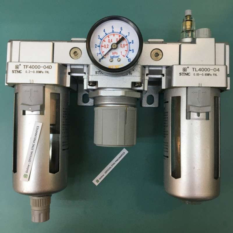 Jual FILTER REGULATOR & LUBRICATOR STNC-TC4000-04D (1/2 INCH AUTO DRAIN ...