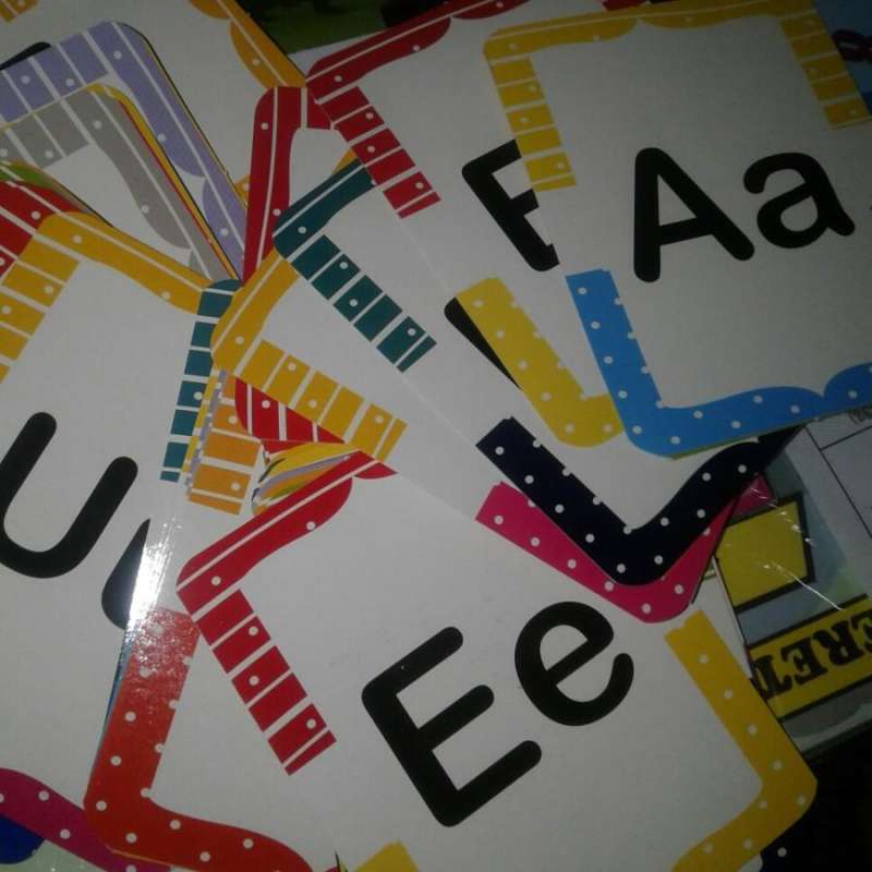 Jual flashcard alfabet untuk anak anak di Seller Pustaka wahid ...