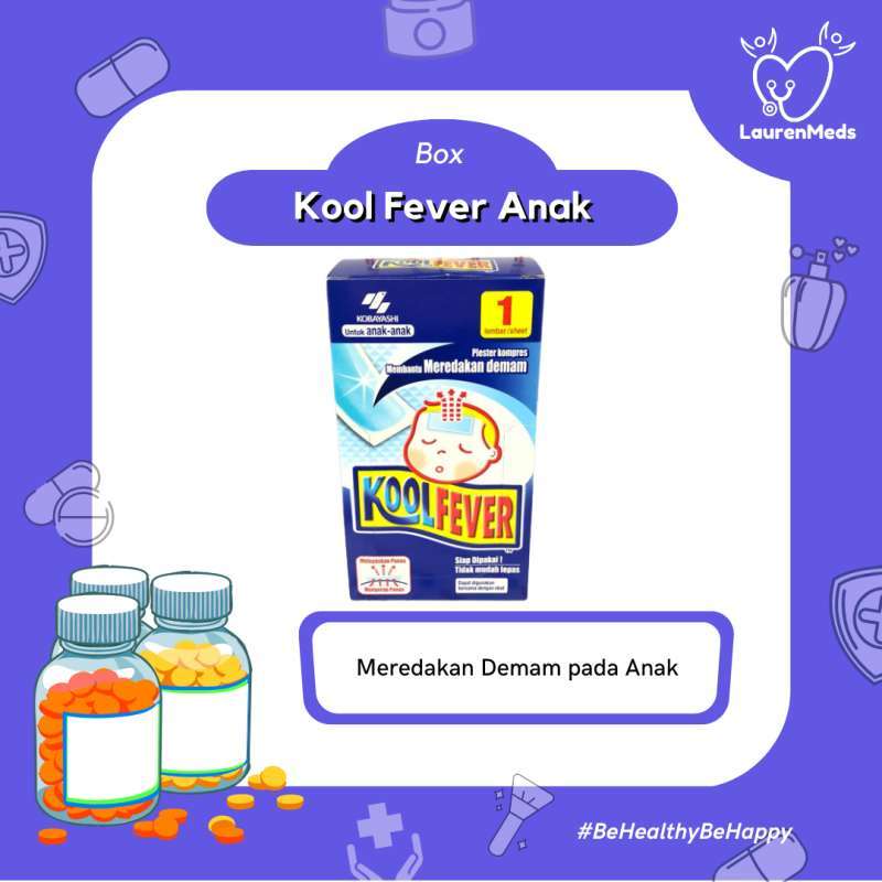 Promo Kool Fever Anak | KoolFever Biru | BOX Diskon 23% di Seller ...