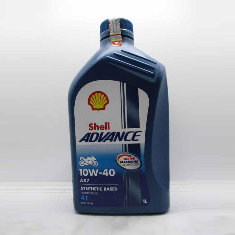 Jual Shell Advance AX7 SAE 10W-40 4T Oli Motor [1 Liter/Dijamin Asli ...