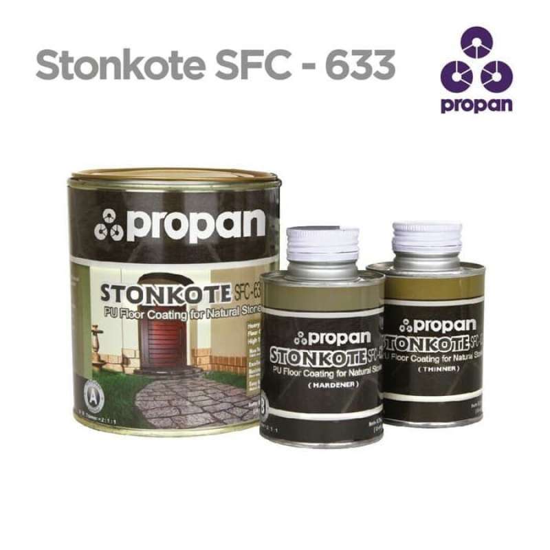 Promo Cat Coating Batu Alam Propan Stonkote 2K (Lantai) 1 L/Set ...