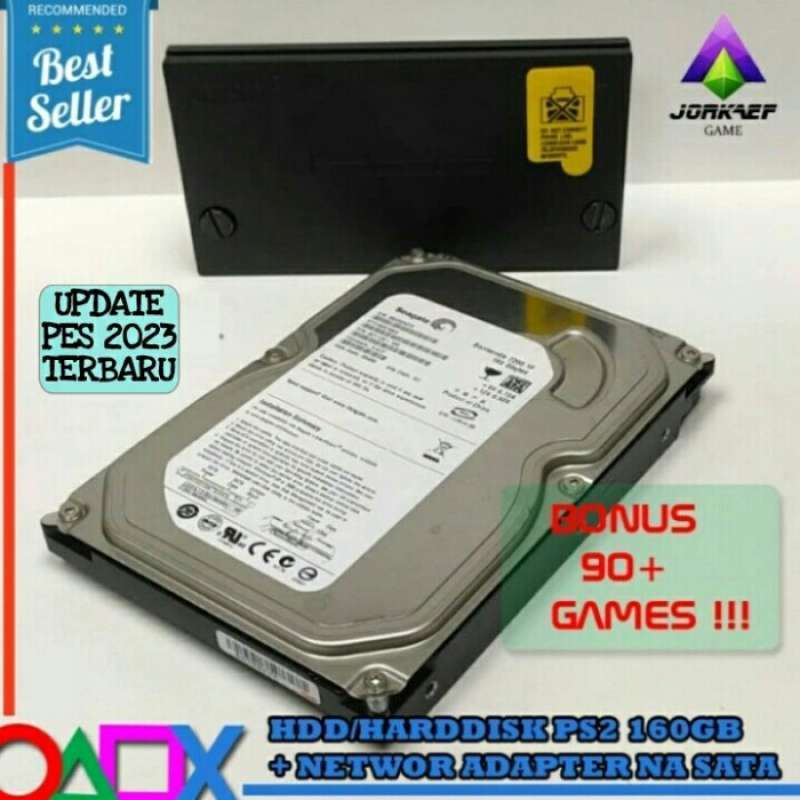 Jual HDD NA SATA 160GB PAKET UNTUK MESIN PS2 HARDDISK NETWORK SATA ...