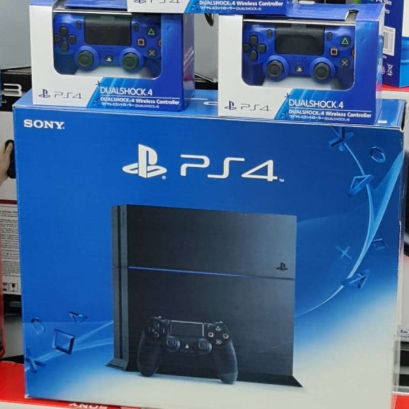 Jual PS4 SLIM HARDISK 500GB +5GAME DAN STICK WIRELESS ORI PS4 di Seller ...