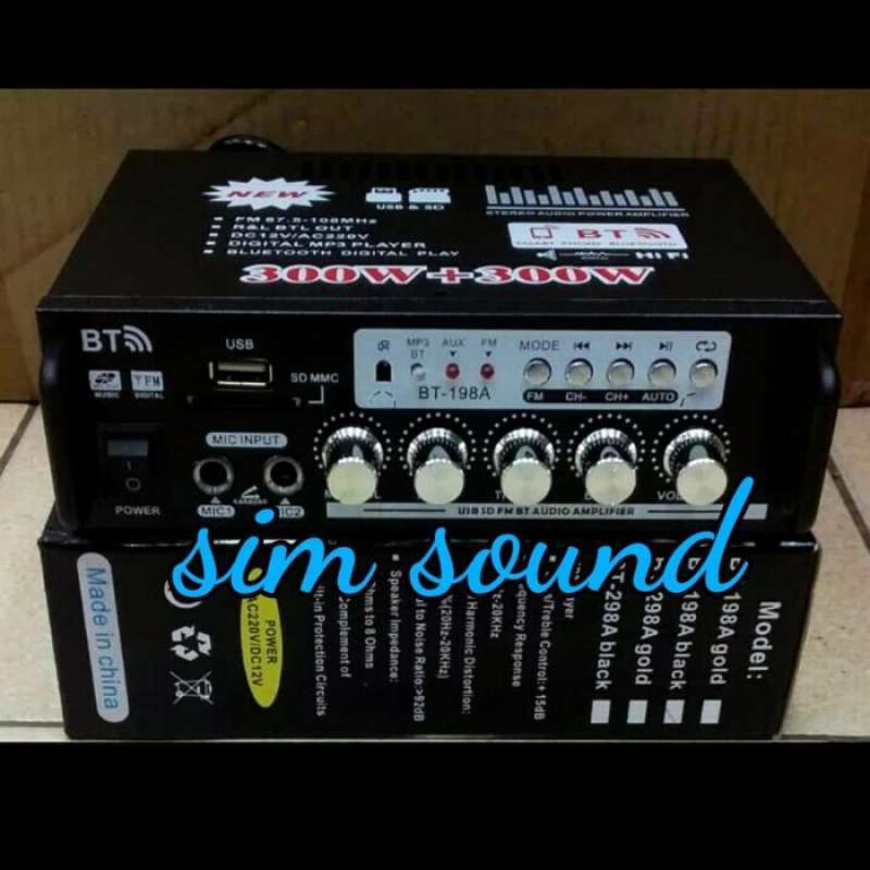 Promo AMPLIFIER TELI BT 198A AMPLI TELI BT198A BT 198 A BLUETOOTH USB ...