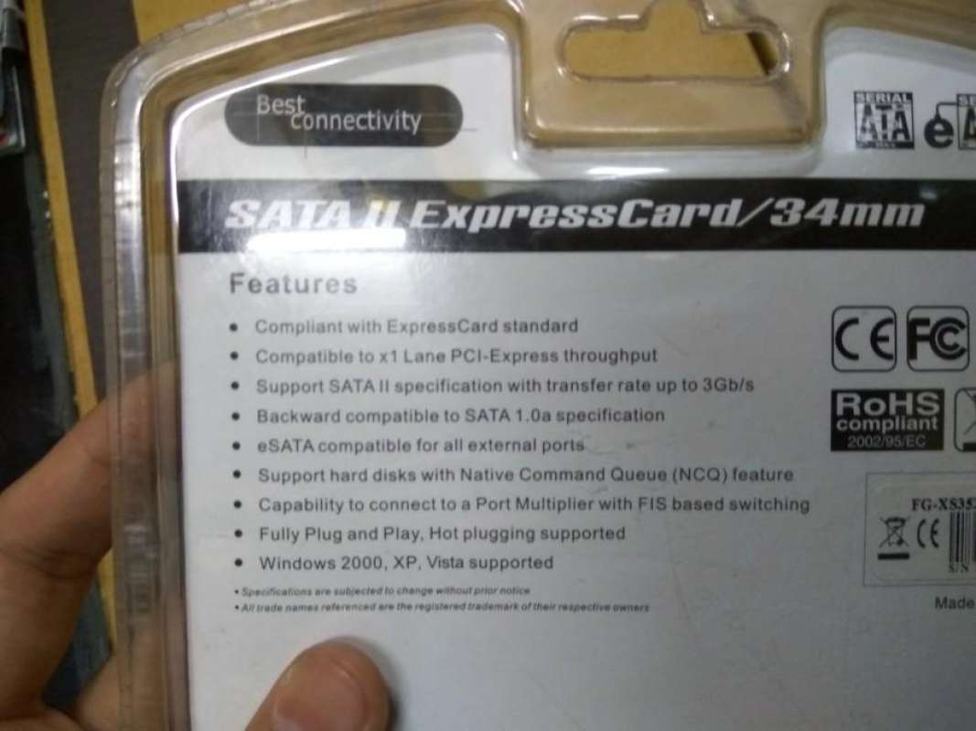 Jual Bafo Pcmcia To Esata Card Bus Express Card 34mm Di Seller ...