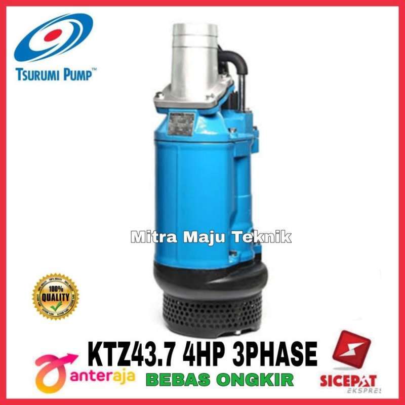 Jual Pompa Tsurumi Ktz43.7 4hp 3phase Pompa Celup Air Kotor Di Seller ...