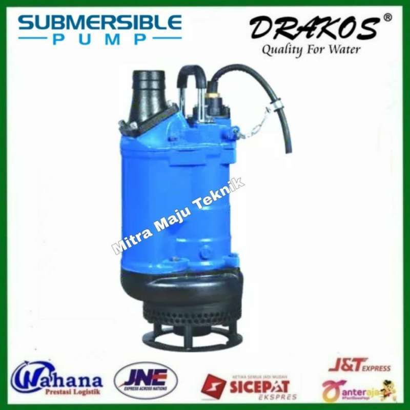 Jual Pompa Celup Submersible Drakos Air Kotor Kbz.67.5 7,5kw 10hp 380v ...