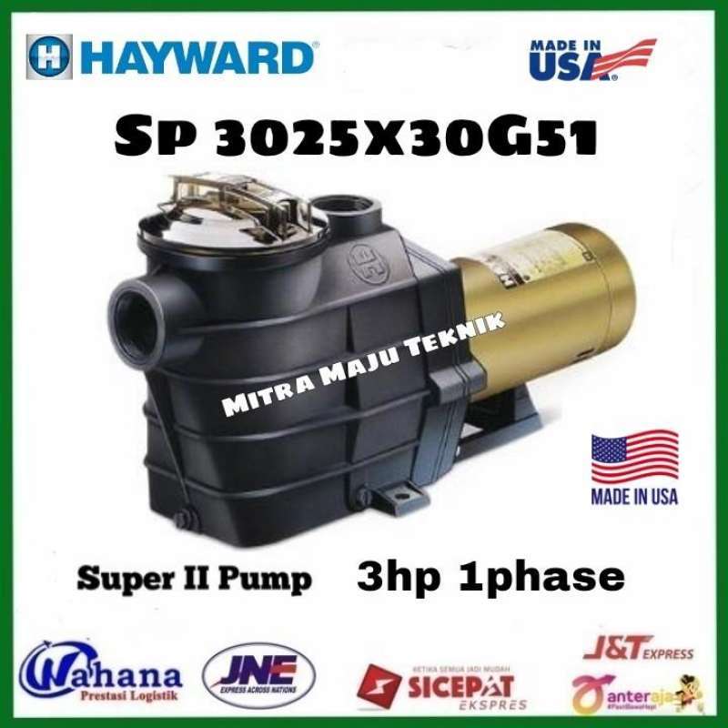 Jual Pompa HAYWARD 3HP 1Ph 220V Super II Pump SP.3025x30G51 Original ...