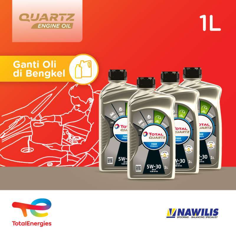 Promo Totalenergies Ganti Oli Di Bengkel Quartz 7000 Future Gf-6 5w-30 ...