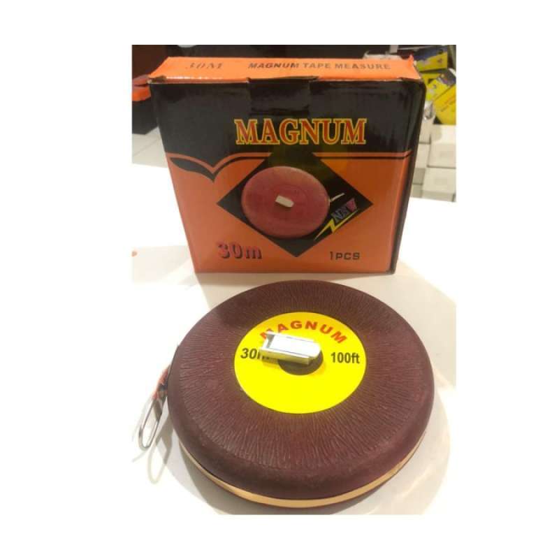 Jual Meteran Roll Kulit Merk MAGNUM Varian Ukuran 30m - 50m ...