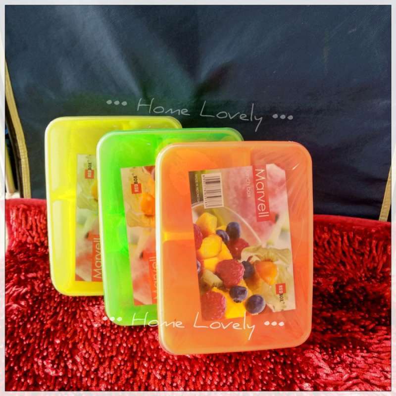Jual Kotak Makan 5 Sekat Catering / Lunch Box Marvell / Bekal Merek ...