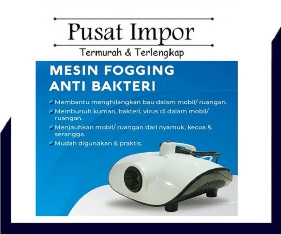 Jual Mesin Alat Fogging Mobil Dan Ruangan Electric Fog Machine Powerful ...