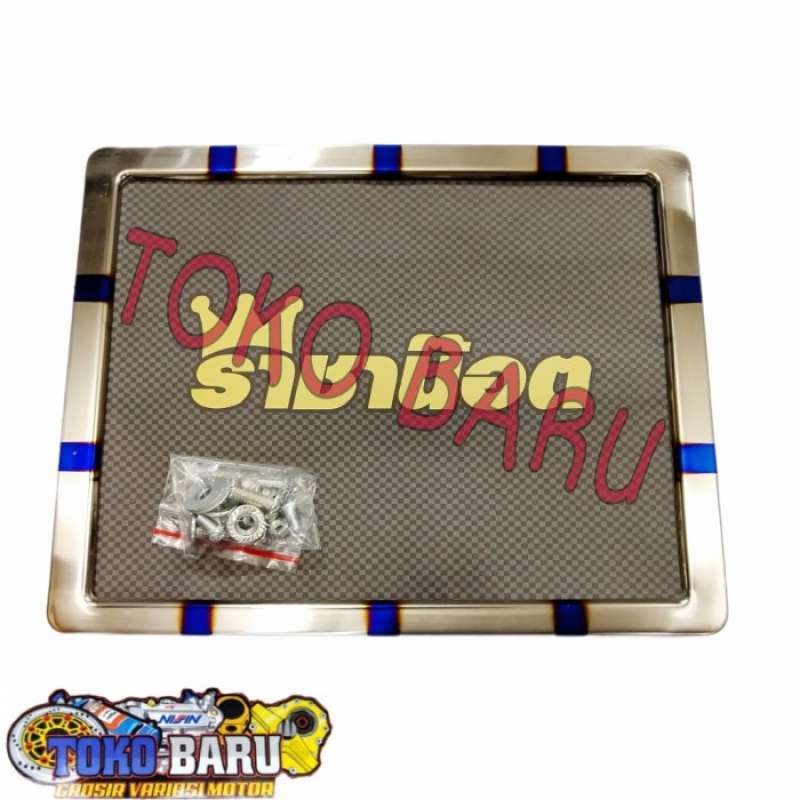 Jual Bingkai plat nomor thailand titanium titan atau bingkai plat no ...