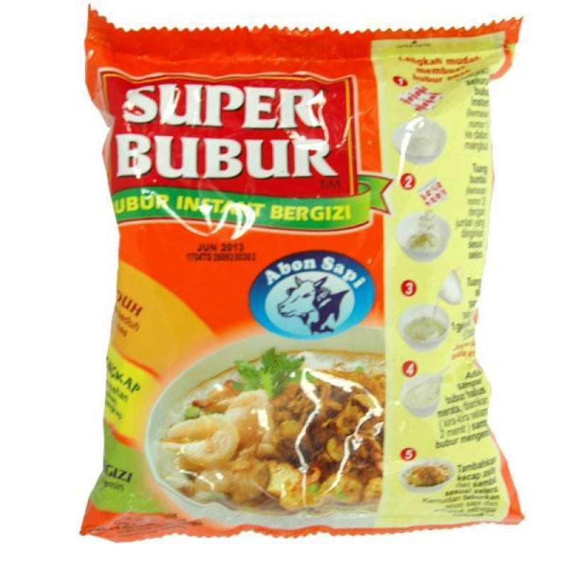 Jual SUPER BUBUR Abon Sapi Bubur Instan [55 g] di Seller Alfamidi ...