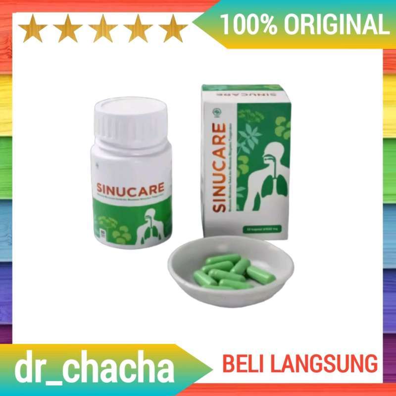 Jual Sinucare Original Sinu Care Asli Kapsul Herbal Obat Bronkitis ...