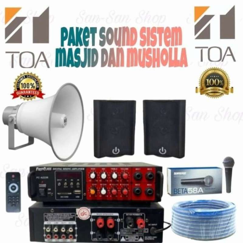 Promo paket sound sistem masjid dan musholla Toa Diskon 5% di Seller GrowUp Store - Kapuk, Kota ...