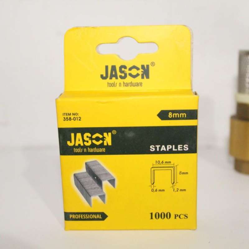 Jual Isi Staples 8 Mm Jason / 358-012 - 8mm Di Seller Bengkel Jaya ...
