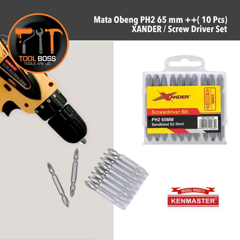 Jual Xander Mata Obeng Ph2 65 Mm Screwdriver Di Seller Toolboss ...