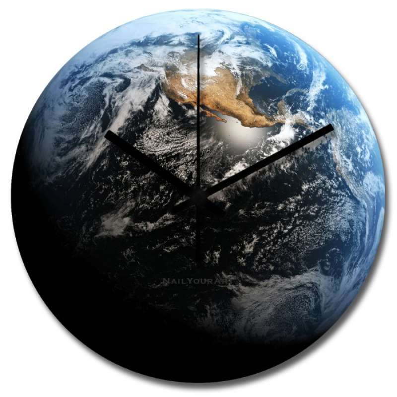 Jual JAM DINDING UNIK, JAM DINDING VINTAGE NYA160106 - Earth di Seller ...