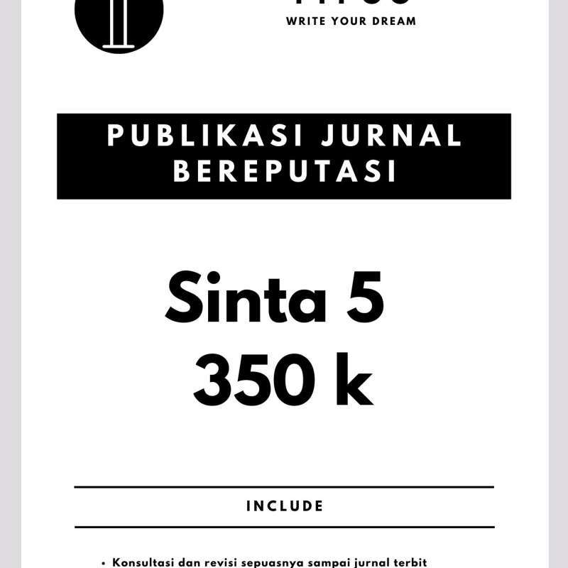 Jual Jasa Buat Publikasi Jurnal Bereputasi - Sinta 5 di Seller Typoo ...