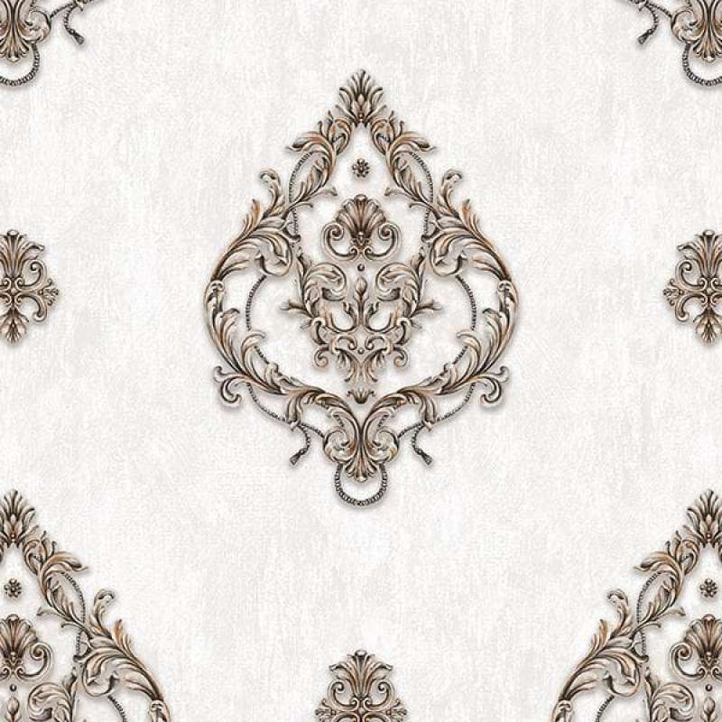 Promo Wallpaper Dinding Vinyl Motif Batik Abu Minimalis 53 X 10 Diskon ...