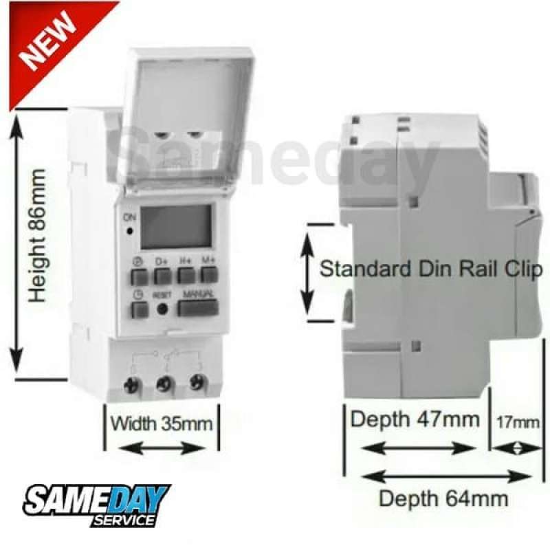 Promo Stop Kontak Programmable Digital Timer Switch 220v Pengatur On