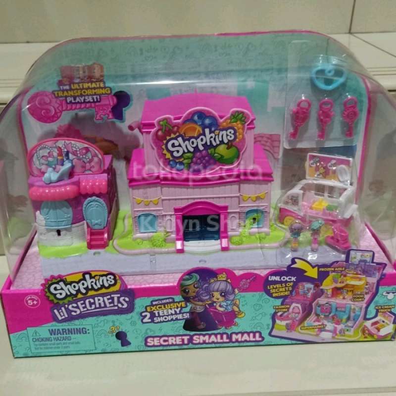 Promo Shopkins lil secrets secret small mall original Ready Diskon 22% ...