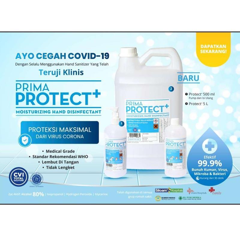 Jual Prima Protect Plus Hand Sanitizer [500 mL] di Seller FLORAGROSIR ...