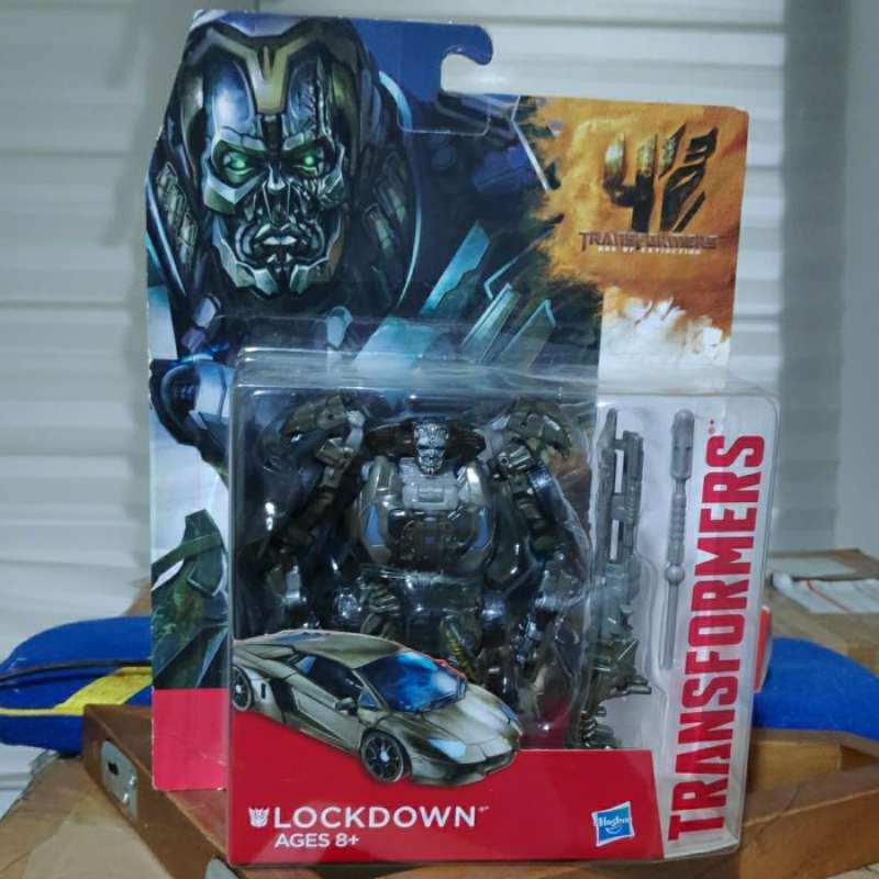 Promo Lockdown Transformers 4 Aoe Deluxe Class Hasbro Optimus Prime Voyager Diskon 25% Di Seller ...