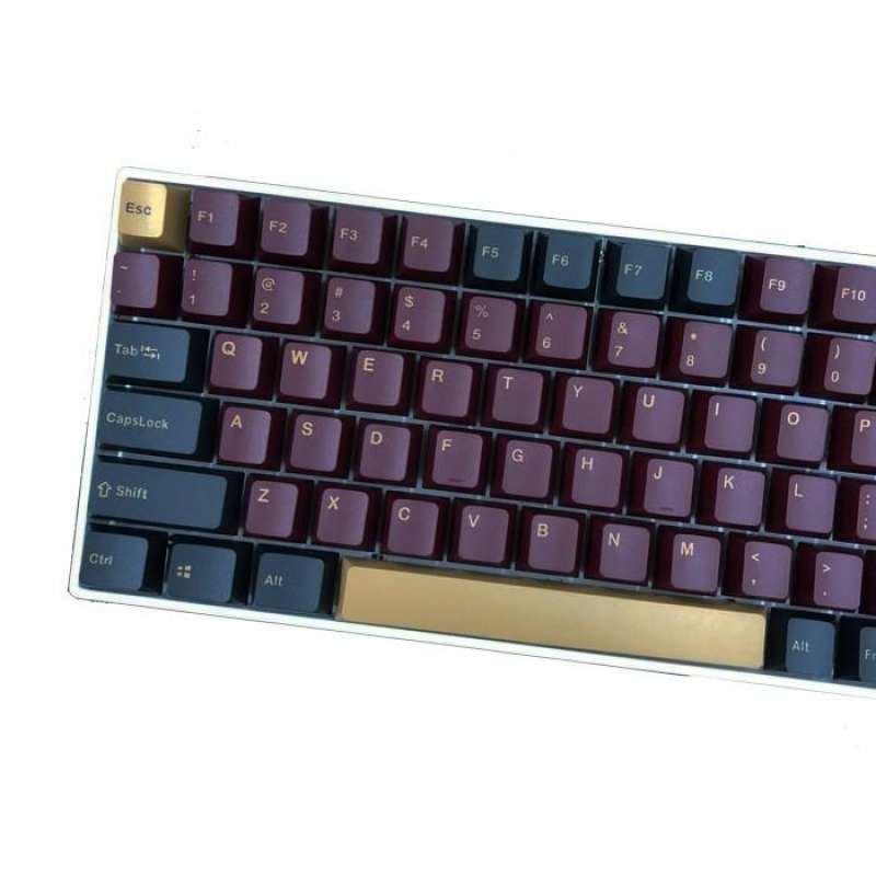 Jual Keycaps Pbt Red Samurai Double Shot Oem Profile Mechanical ...